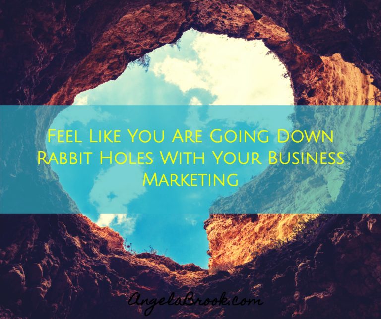 Feel Like You Are Going Down Rabbit Hole With Your Business Marketing ...