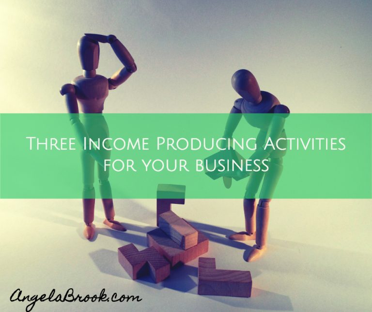 What are Three Income Producing Activities for your business - Angela ...